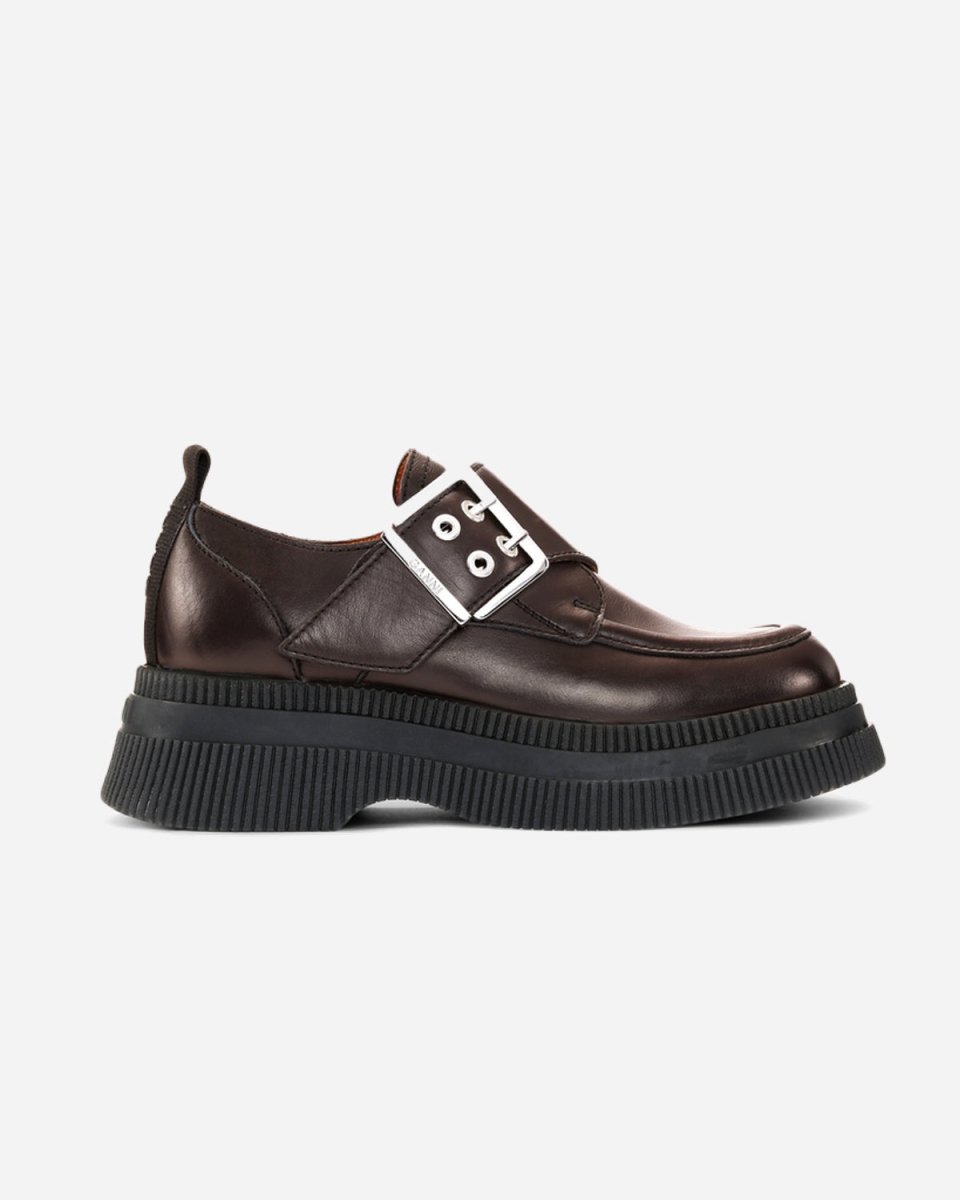 Calf Leather Creepers Monk - Mole