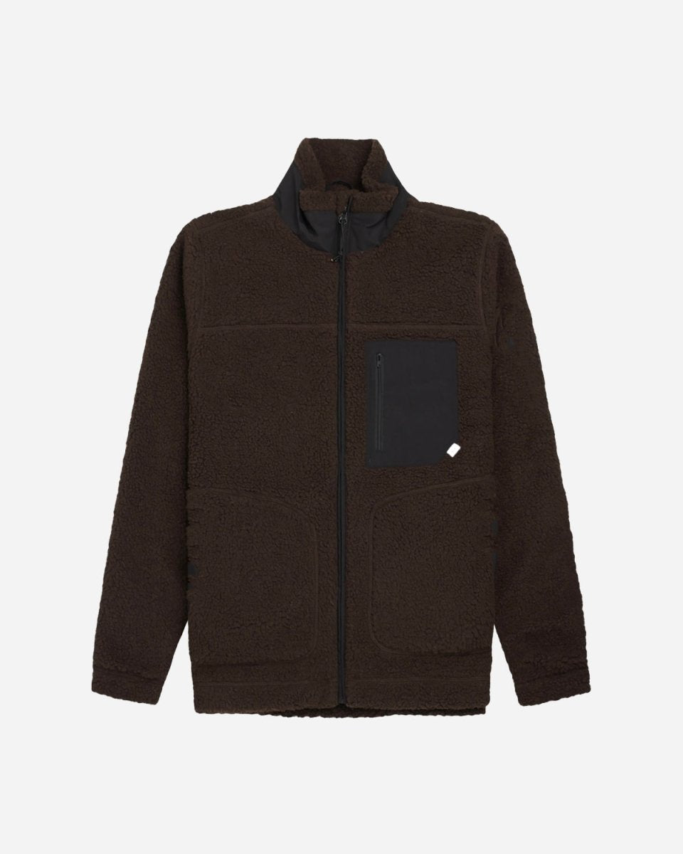 Garvin Pile Jacket - Brown